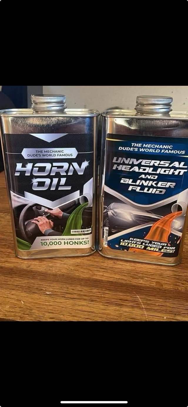 Horn OIl & Blinker Fluid - AACA, Texas DFW Region